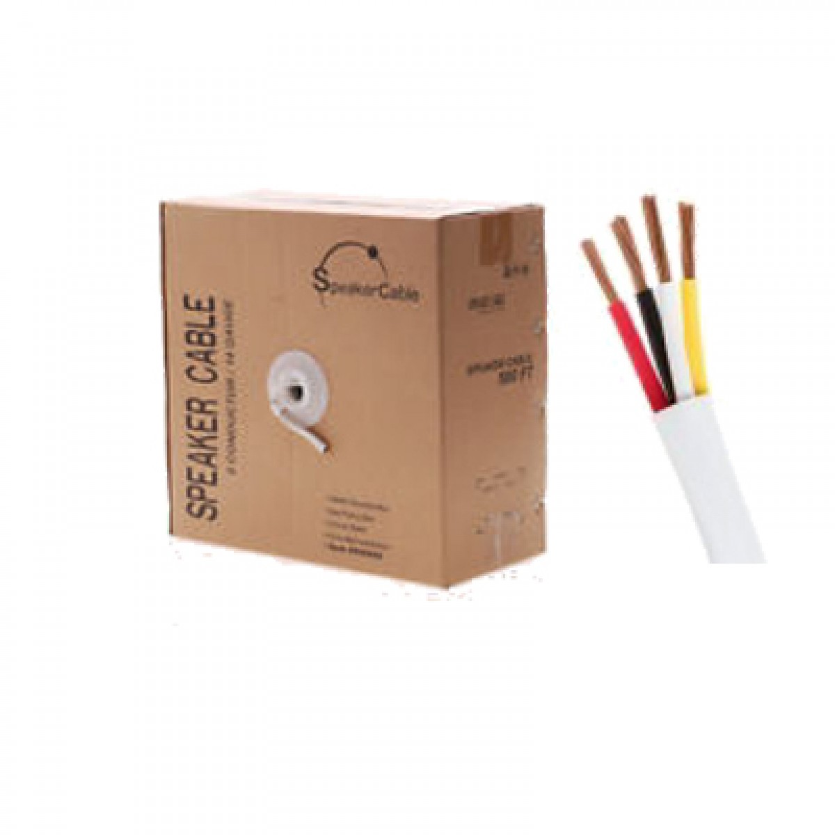 Speaker Wire 16AWG 4Conductor 250-ft - Cable - Audio System