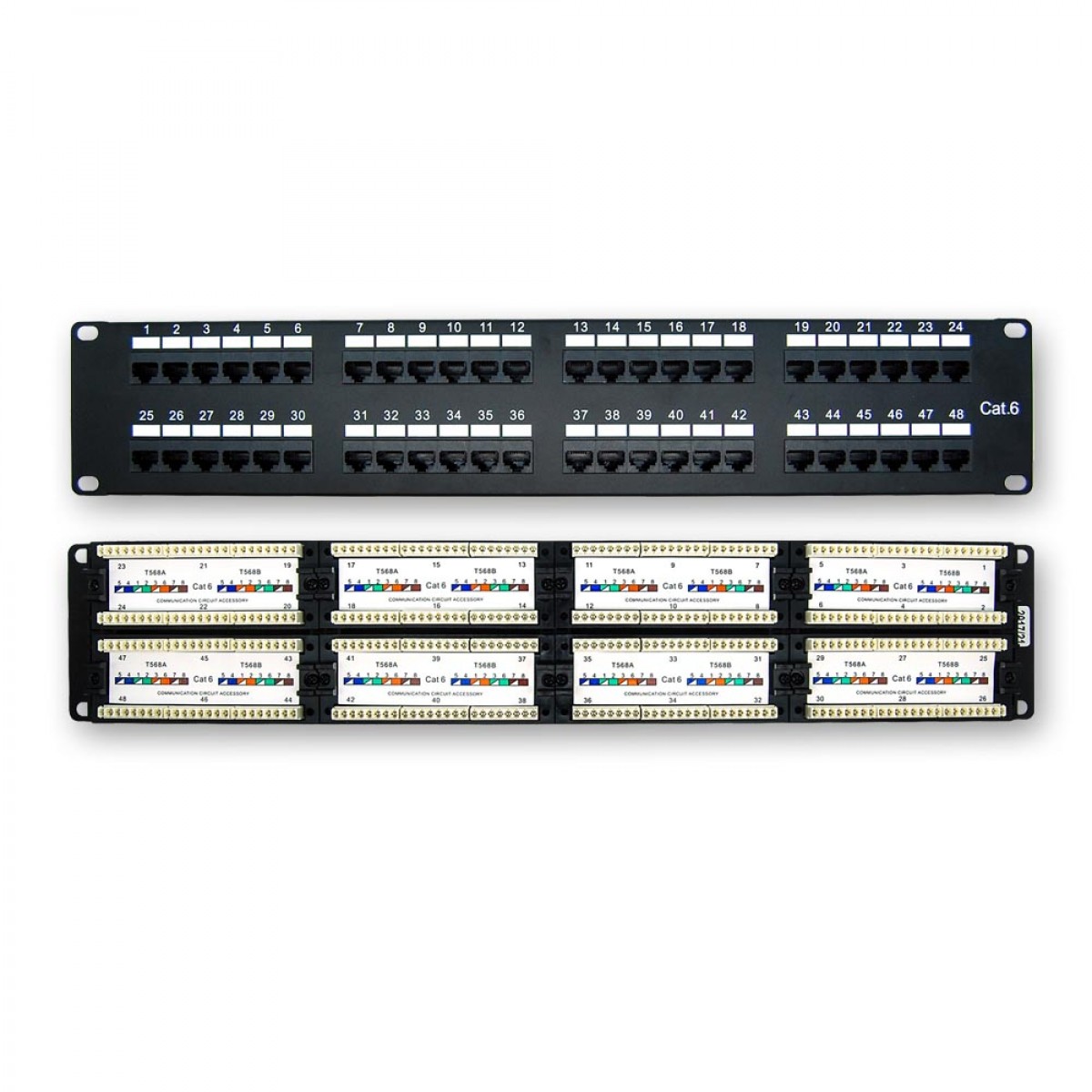 Patch Panel Cat6 48Port - Patch Panel - Network
