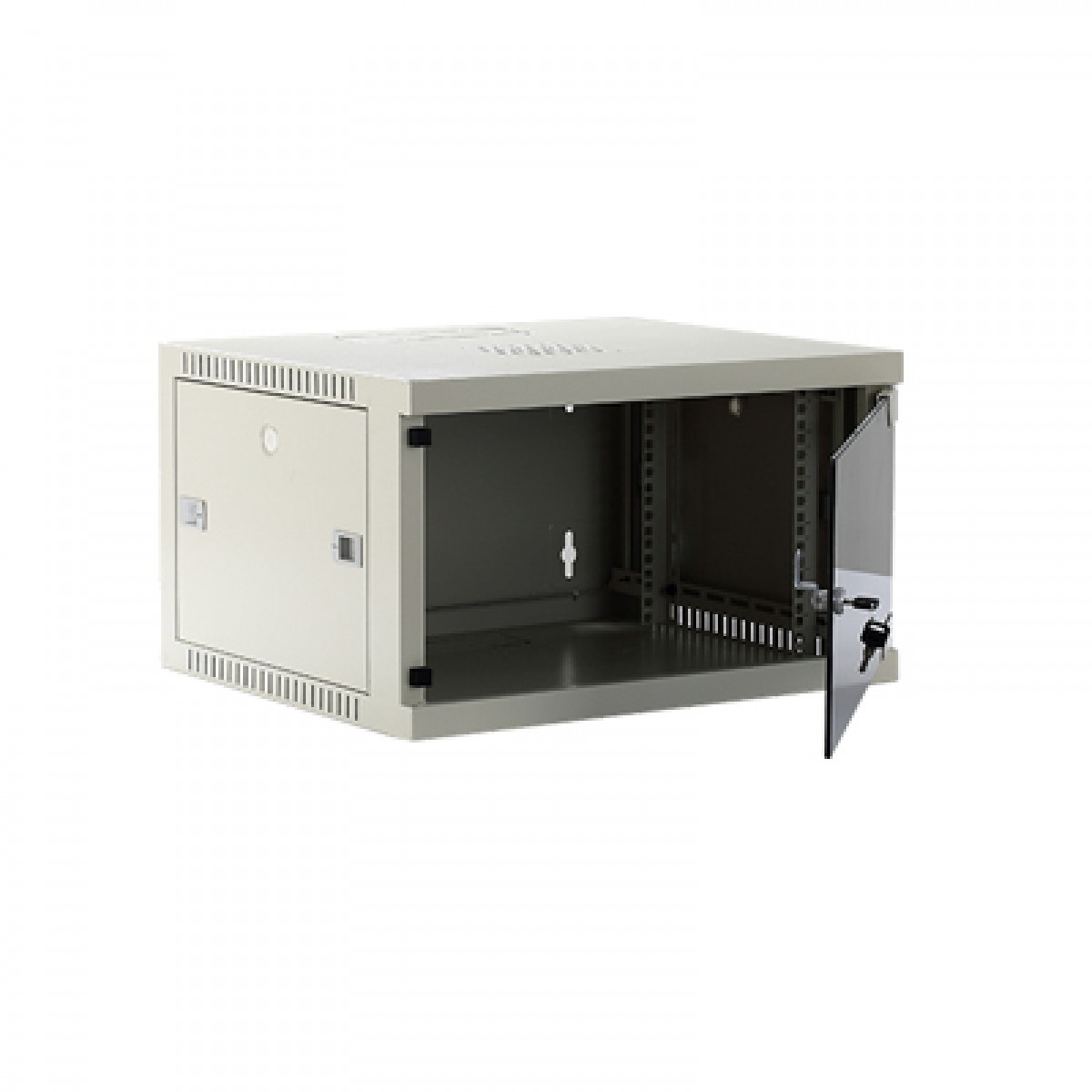 4U Single Cabinet Rack (Black) - Rack & Cabinet - Network