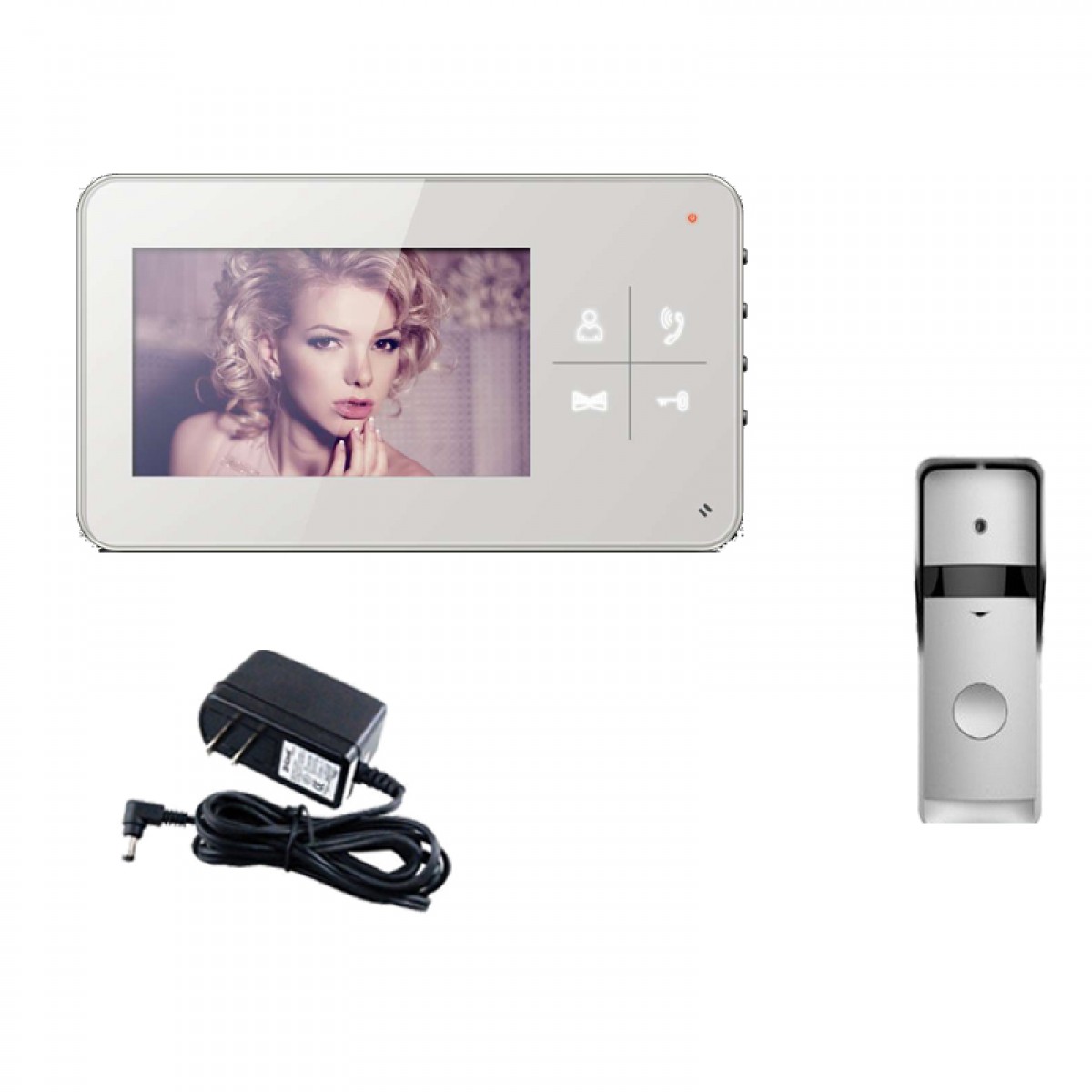 4.3" intercom system kit - 4 Wire System - Intercom System